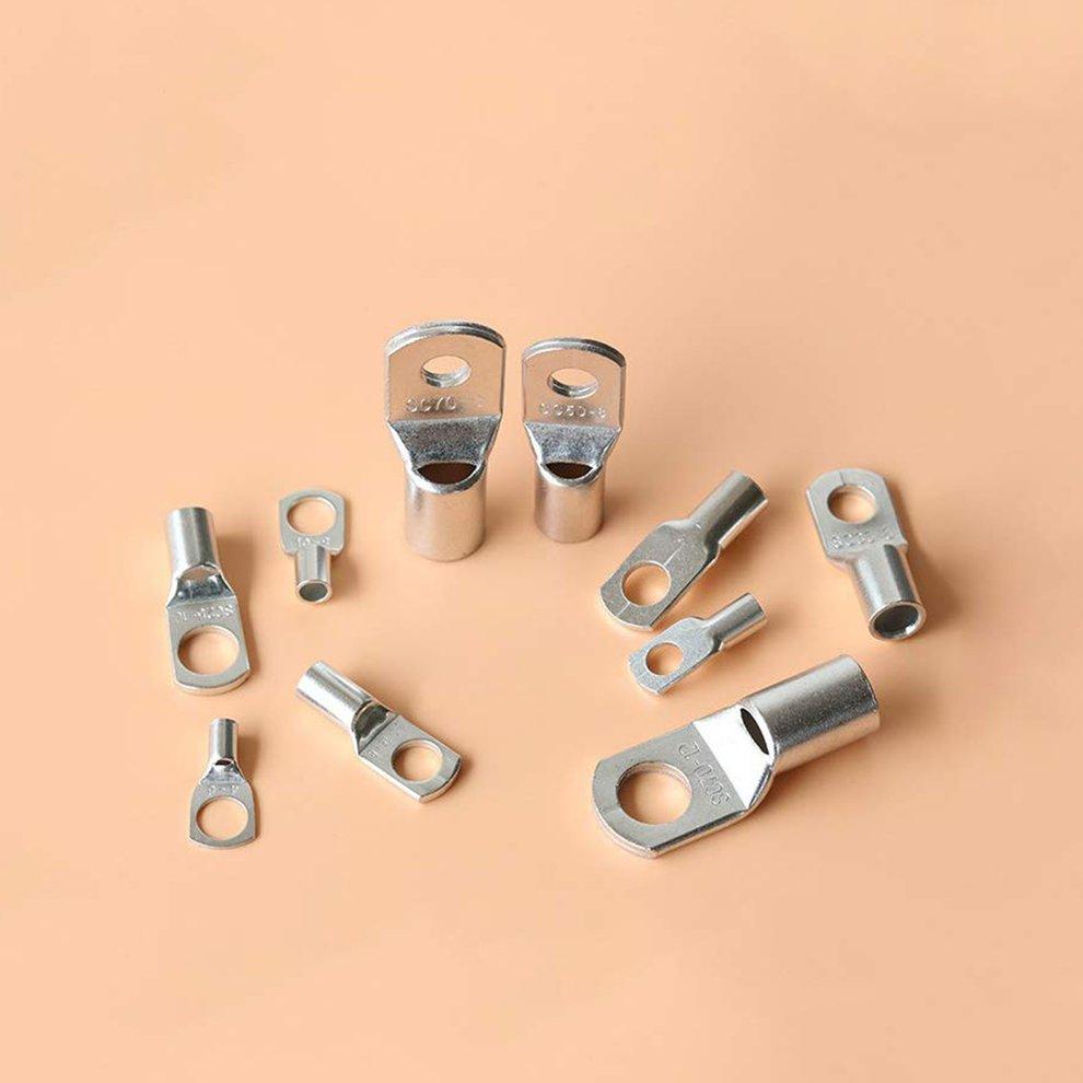 Buy PAA 60 Pieces Durable Tinned Copper Bolt Hole Crimping Ring Battery ...