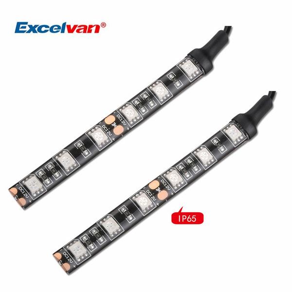 Buy Excelvan Motorcycle Bike Car Light SMD 5050 6 LED Amber Color Turn ...