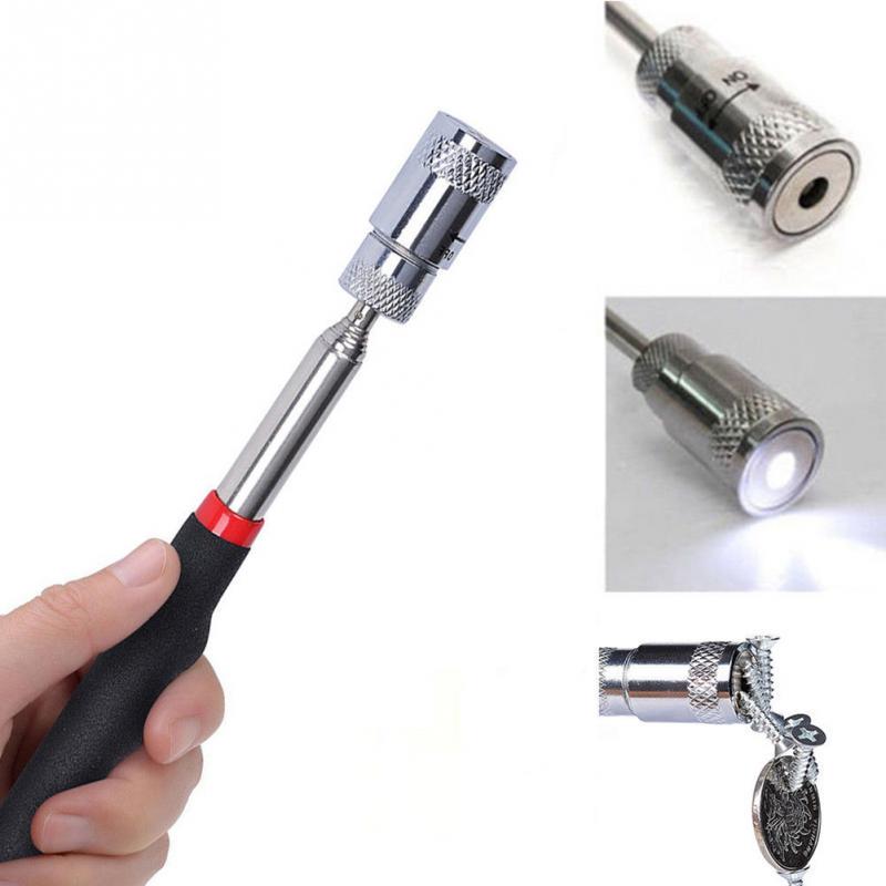 Buy Mini Telescopic Magnetic LED Magnet Tool For Picking Up Screwdriver ...