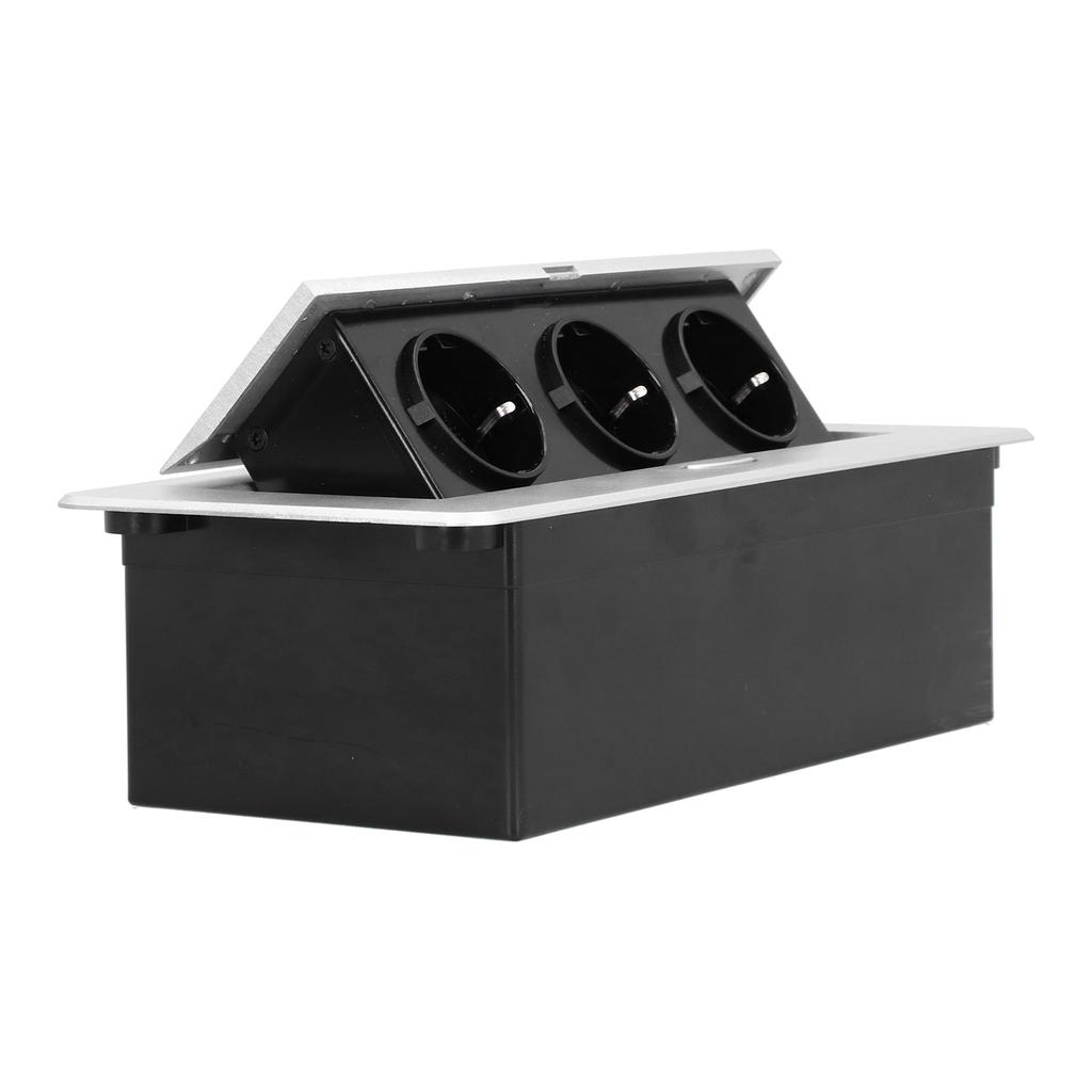 Buy Desktop Socket Embedded Power Outlet 3 Position Charging Socket for ...