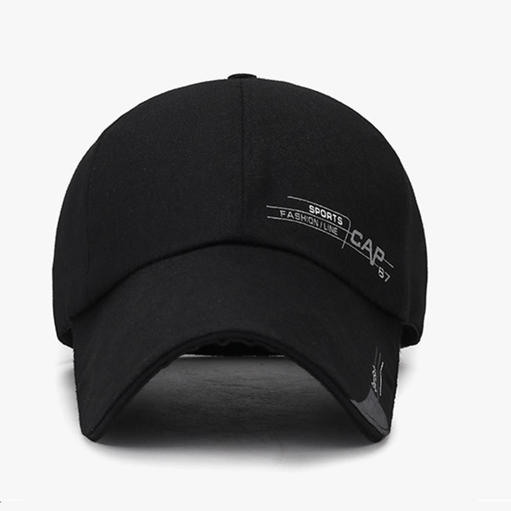 Buy Men Women Summer Long Brim Sports Simple Long Baseball Cap Sun Hat ...