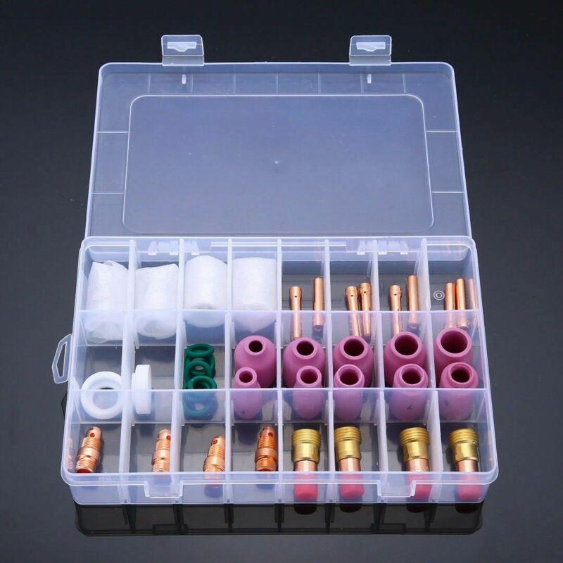 Buy 40x Welder Torch Stubby Gas Lens Pyrex Glass Cup For Tig WP-17/18 ...