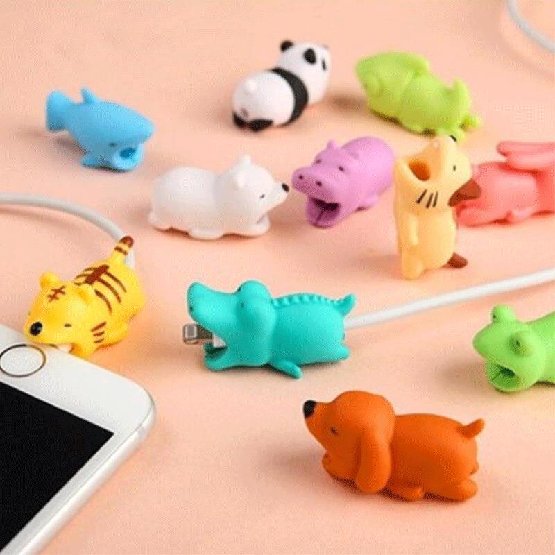Buy Mini Cute Style Random Creative Animals Bite USB Charger Data ...