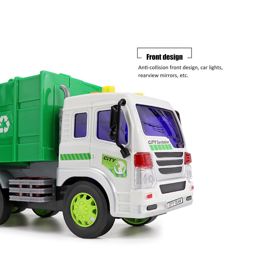 Buy R-may Large 1/16 Garbage Truck Bin Lorry Light & Sound Rubbish ...