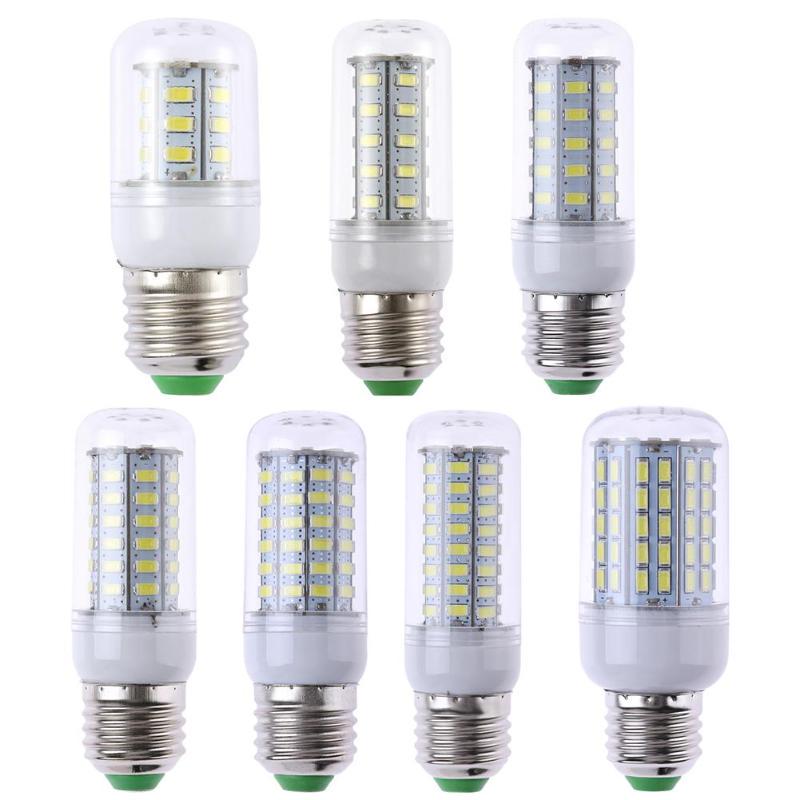220V-240V E27 LED SMD 5730 LED Super Bright Lamp Corn Bulb White ...
