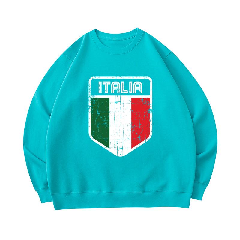 Cheap Men's 300 GSM 100% Cotton Sweatshirt Italia Jersey Style Italy ...