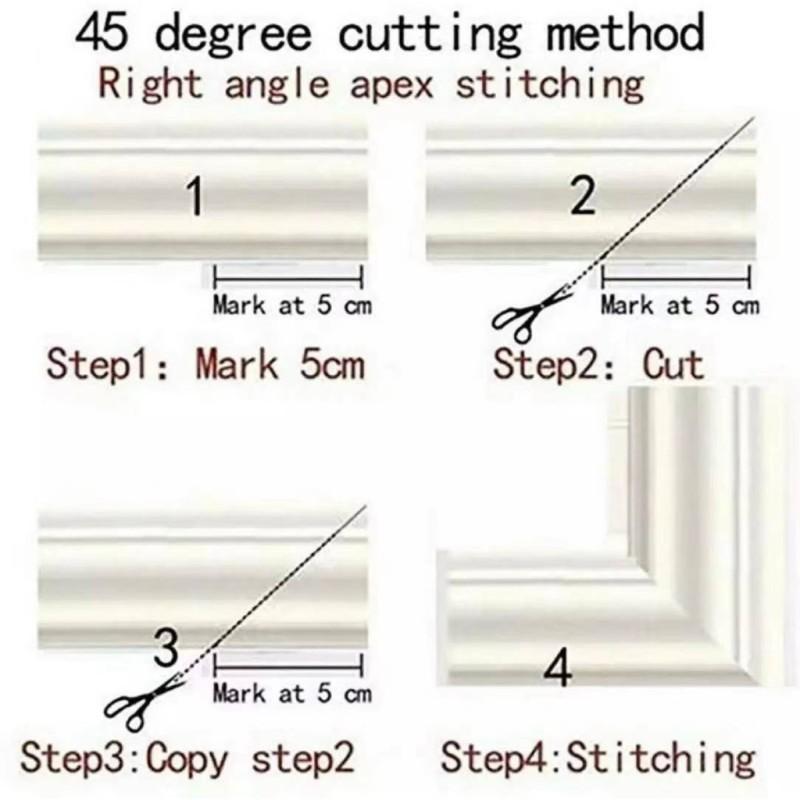 Satın alın 9CM*2.3M 3D Wallpaper PE Foam Sticker Boarder line for ...