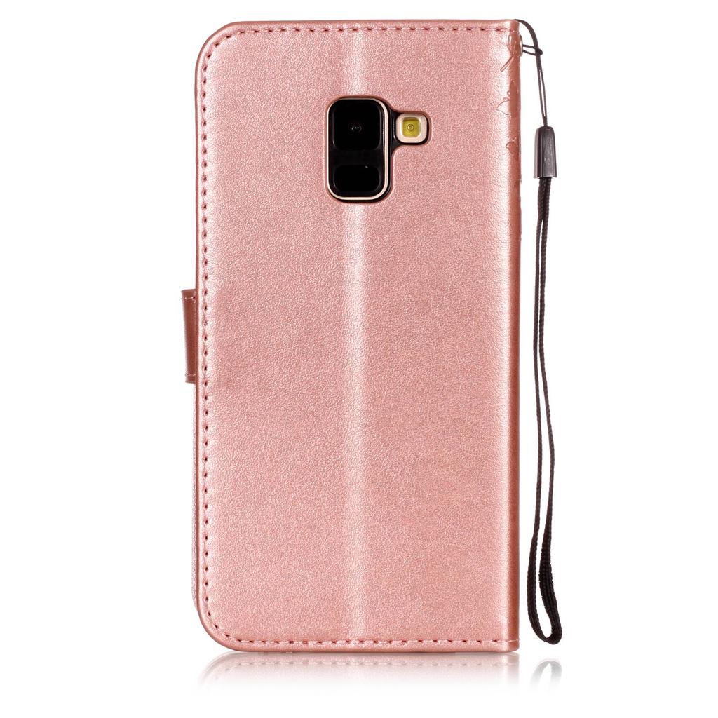 Buy Dandelion Butterflies Embossing Faux Leather Flip Wallet Protective ...