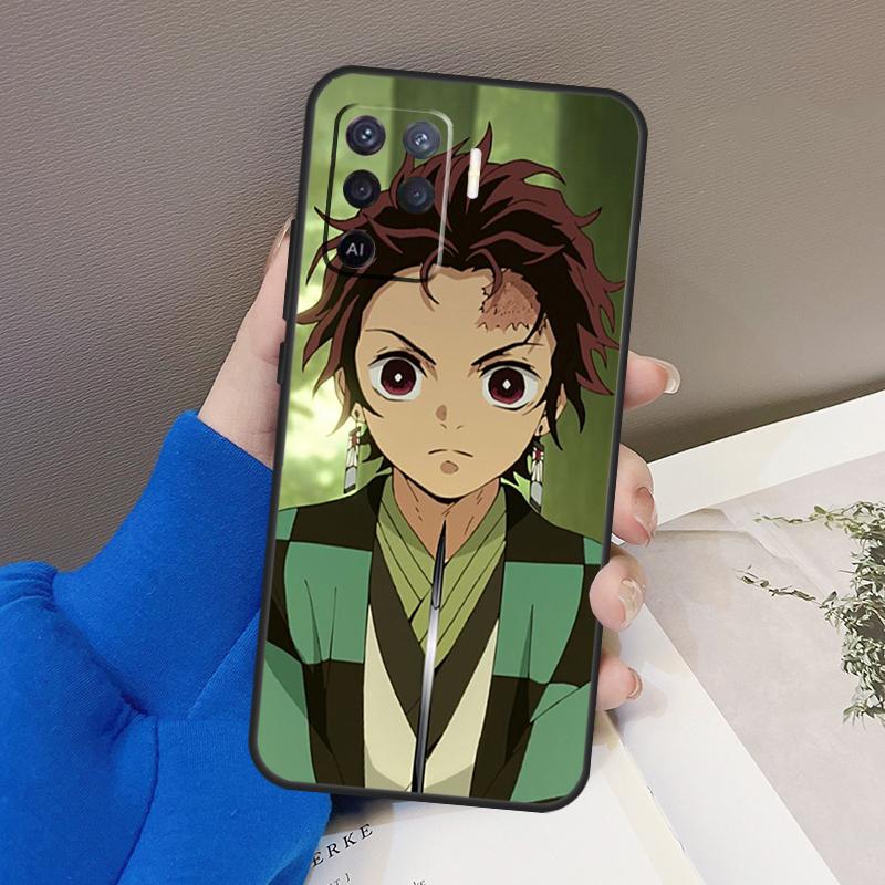 Köp Anime Demon Slayer Tanjiro Phone Case For OPPO A54 A74 A94 A53S A1K ...