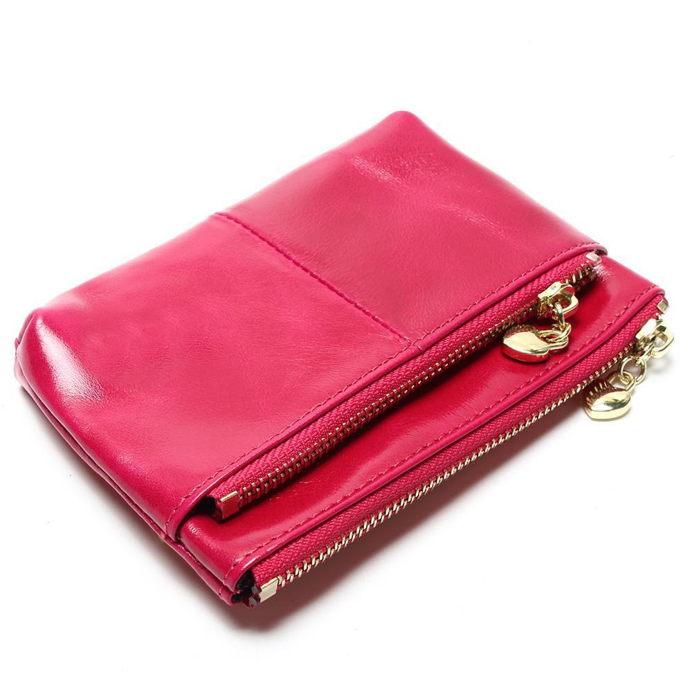 Buy TAUREN High Quality Genuine Leather Women Mini Wallet Oil Wax ...