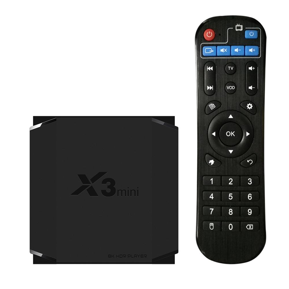 Buy X3mini Android 9.0 Smart TV Box 8K Decoding UHD 4K 60fps Media ...