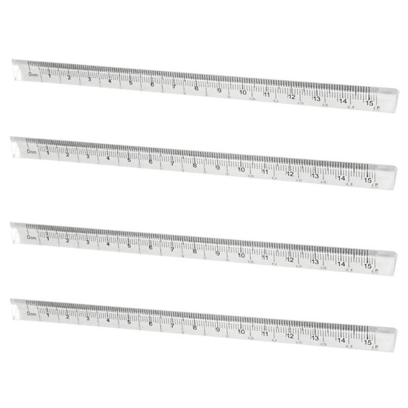 Buy 15Cm Transparent Straight Ruler Students Stationery Simple ...