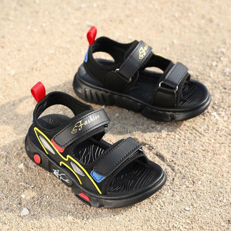 Buy 2022 Little Boy Soft Sandals Fashion Light Kids Summer Children ...