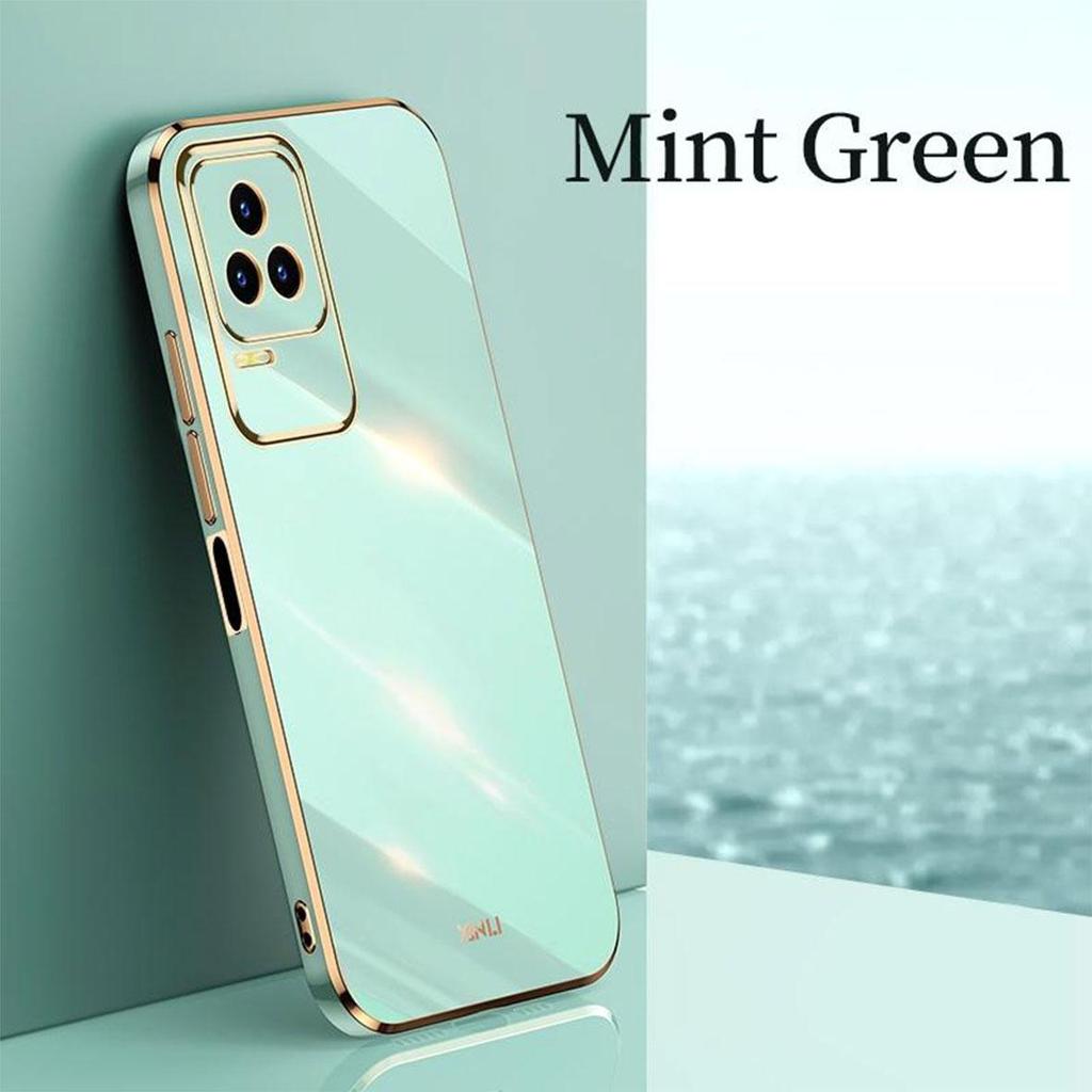 Buy Xiaomi Poco F4 Case Protective Electroplating Shockproof Cover ...