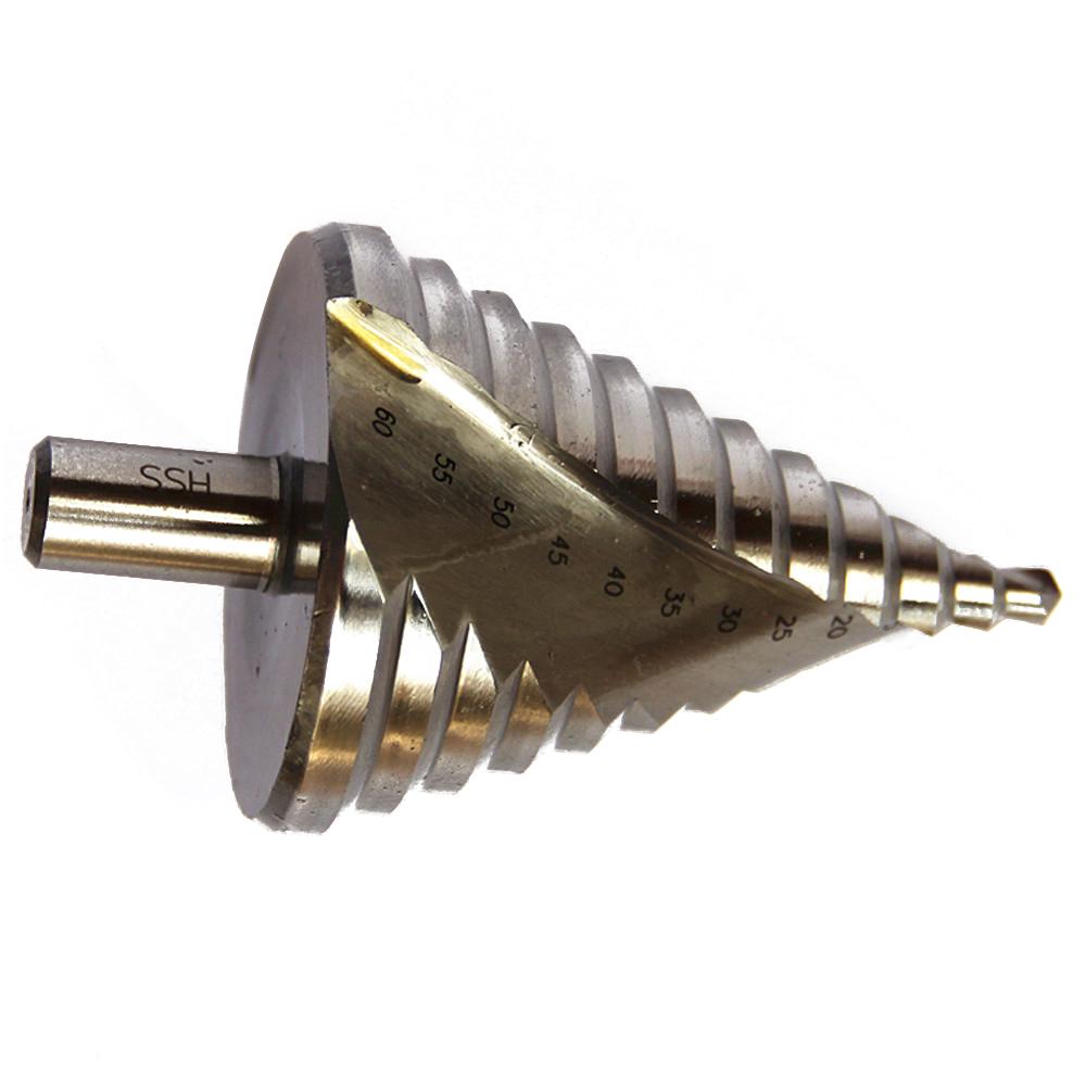 Cheap 660mm HSS Step Drill Bit Round Shank Twist Drill Pagoda Drill ...
