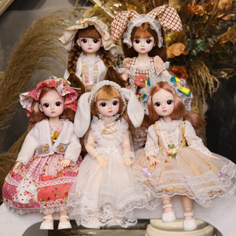 Buy Bjd 30cm Doll Girls Dress Up Musical Doll Girls Children Toys Gift ...