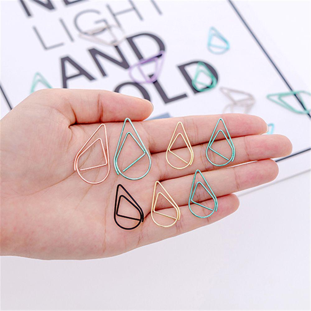 Buy 10Pcs Kawaii Creative Cute Water Drop Book Markers Metal Bookmarks ...