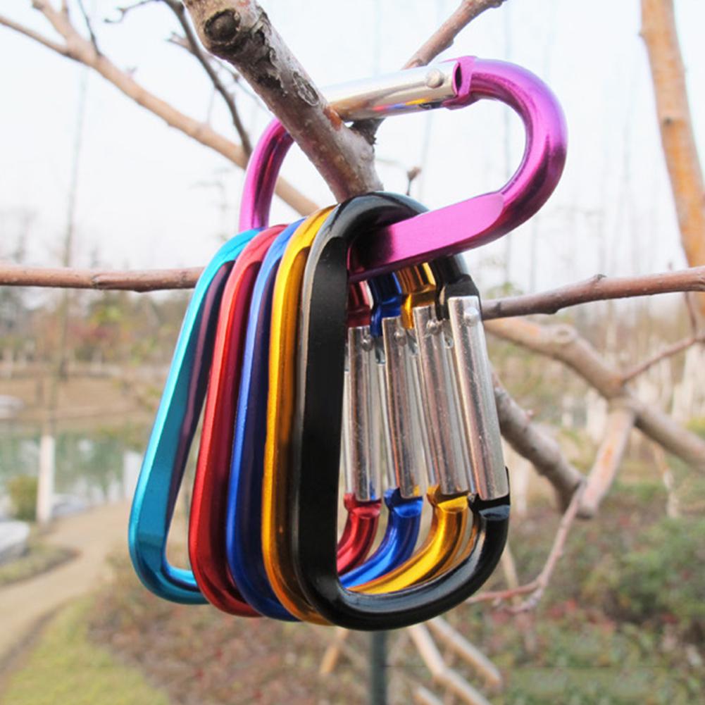 Buy Blazers Aluminum Snap Carabiner D-Ring Key Chain Clip Keychain ...