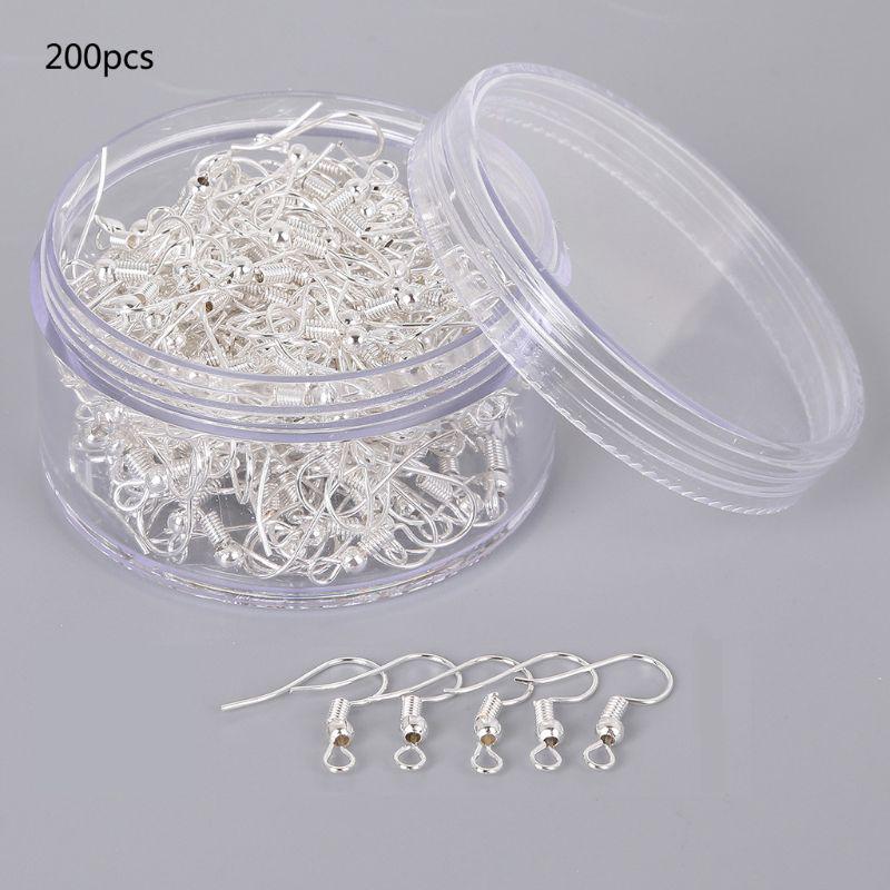 Buy Pierced Earring Hook Jump Ring Pins Jewelry Making Earring Findings ...
