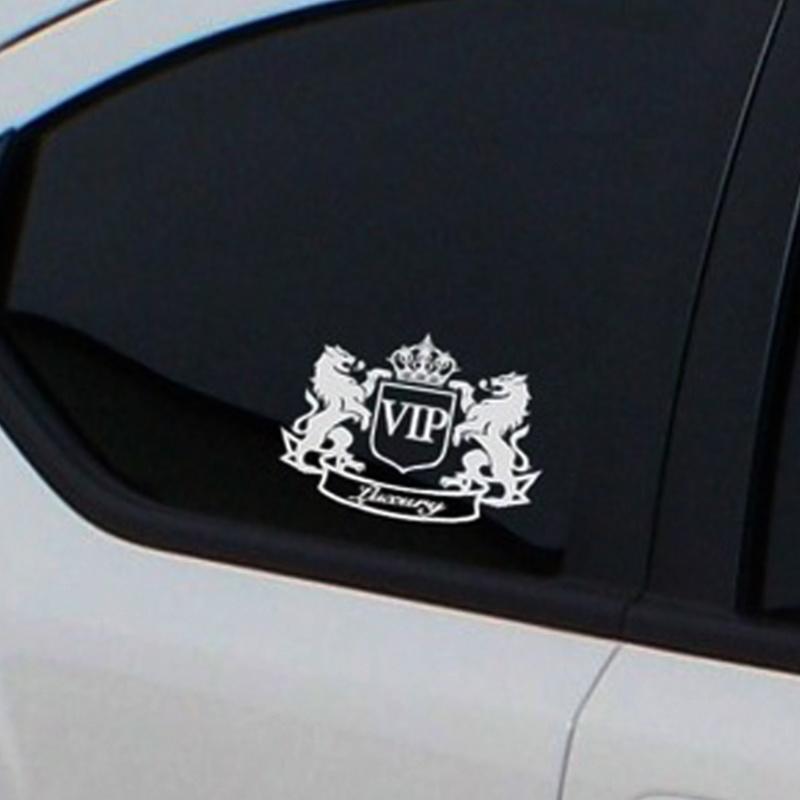 Buy 1Pcs 14 * 11 VIP Sticker Style Lion Reflective Vinyl Car Styling ...