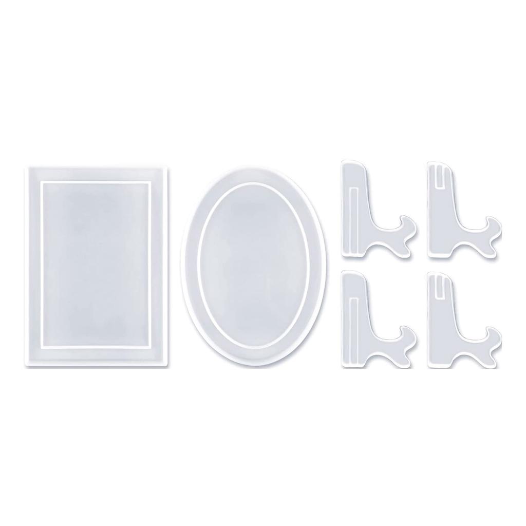 DIY Resin Mold for Photo Frame Picture Frame Molds with Stand Holde ...