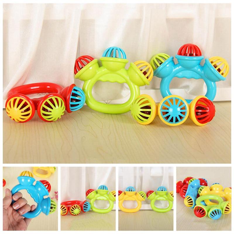 Buy New Cartoon Infant Baby Bell Rattles Hand Toy For Children ...