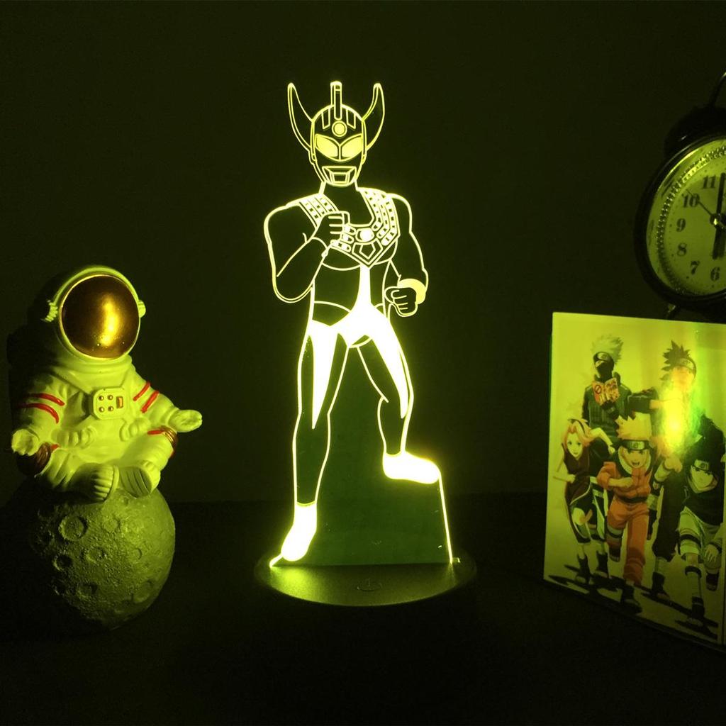 Buy Ultraman Taro Japanese Anime Manga 3D Night Light for Bedroom Decor ...