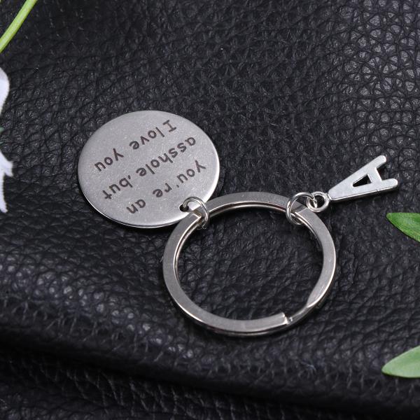 Universal Letters Key Chain Metal Alphabet Keychain Bag Pendant Charm ...