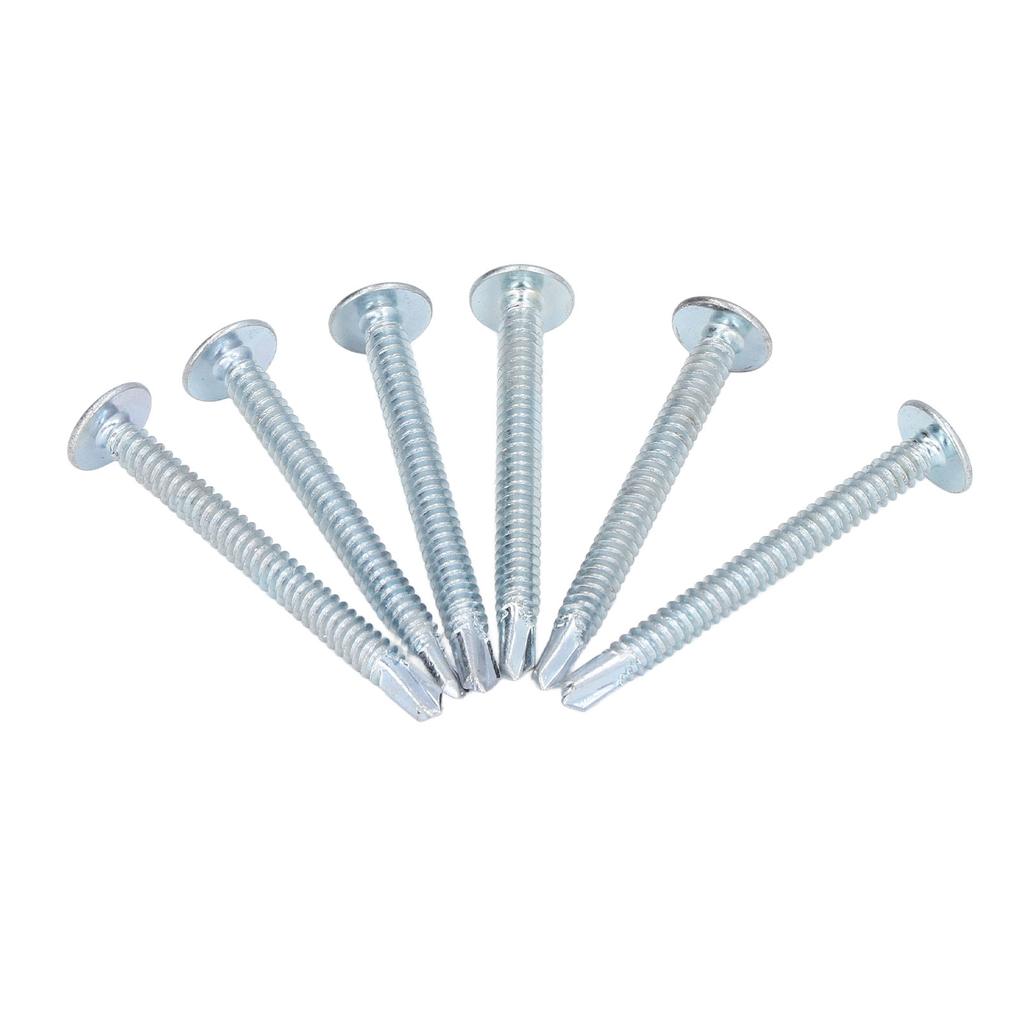 250PCS Round Head Washer Screw Galvanized Carbon Steel Self Drilling ...