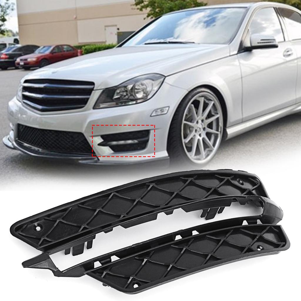 Buy Left / Right Lower Bumper DRL Grille Grill For Mercedes-Benz W204 ...
