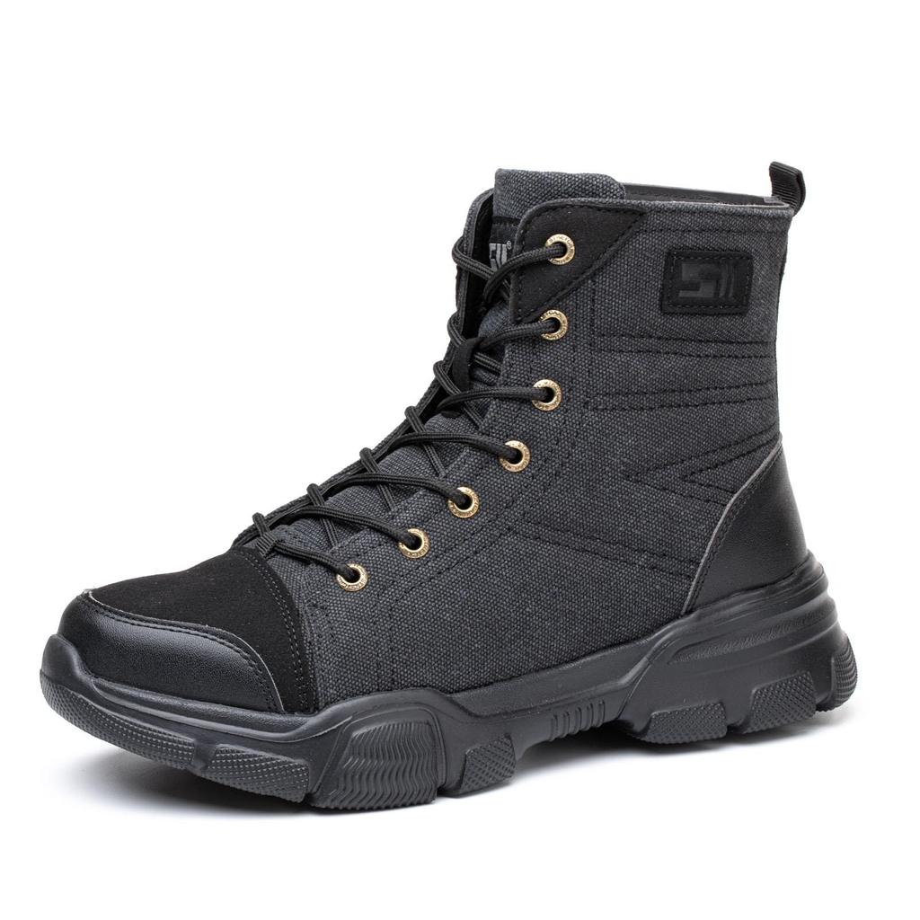 Buy Safety Work Boots for Men and Women Breathable Steel Toe Shoes Slip ...