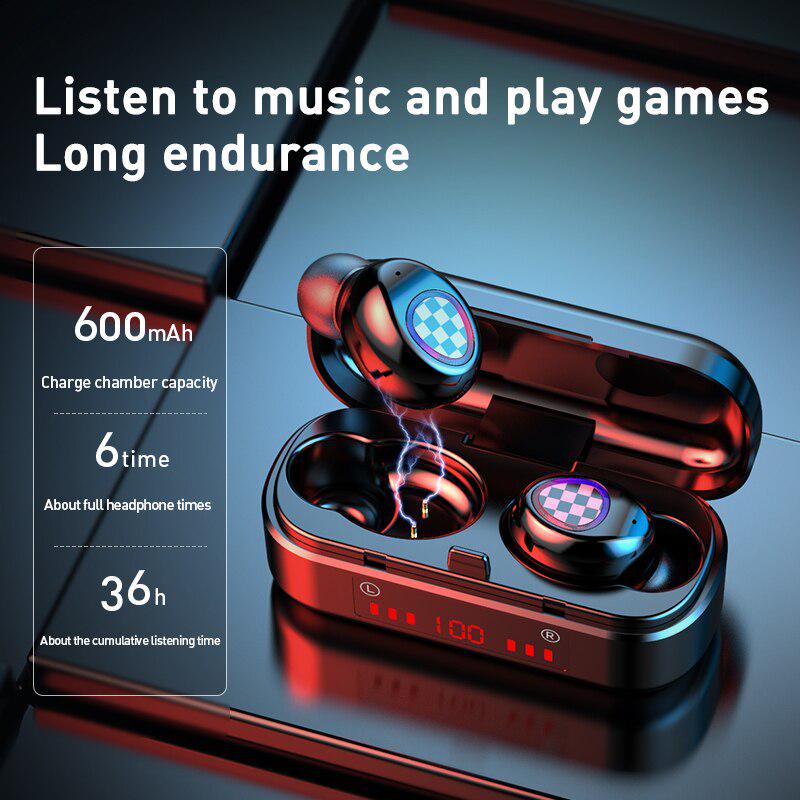 Buy Mini TWS V7 HD Stereo Sound Sport Waterproof Wireless Bluetooth 5.0 ...