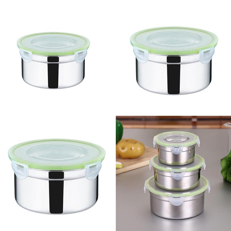 Buy Stainless Steel Fresh-keeping Box Fruit Food Container Storage Box ...
