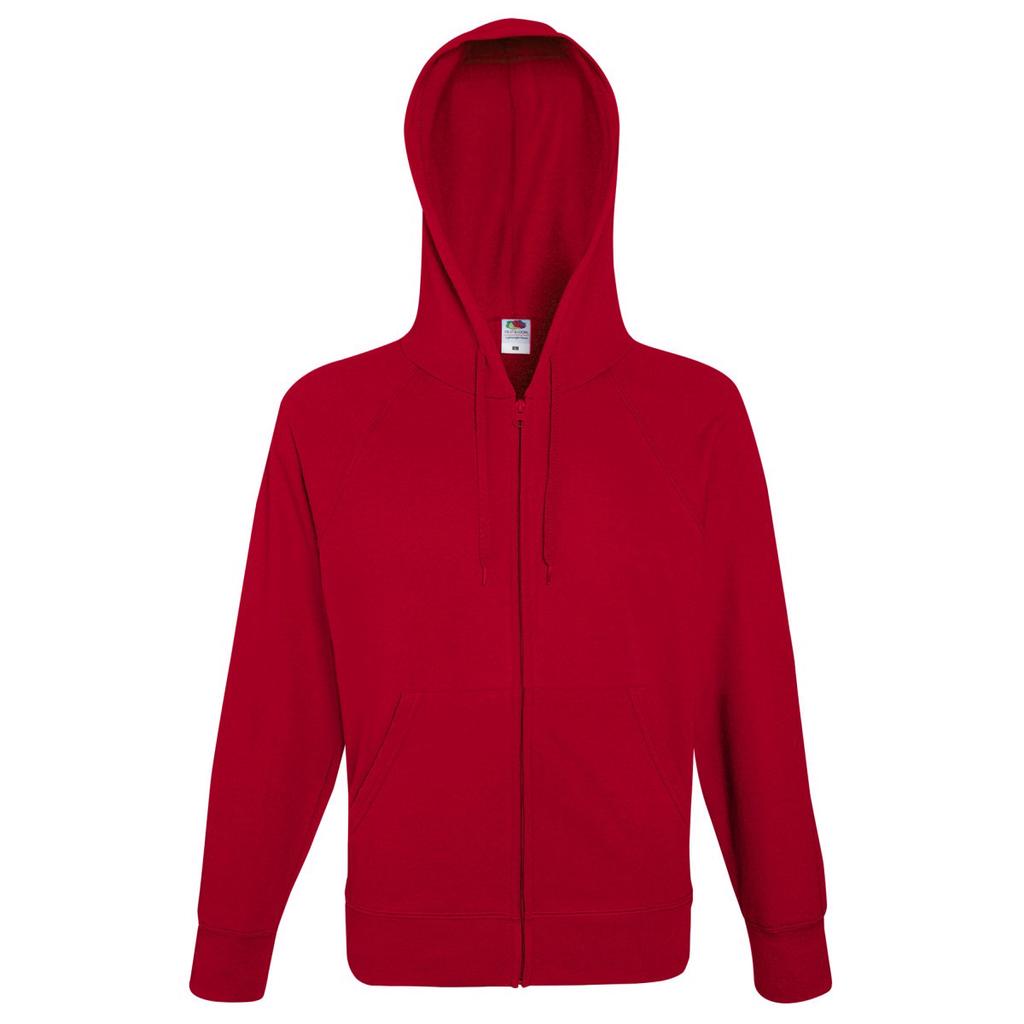 Buy Fruit Of The Loom Sweatshirt Léger à Capuche Homme Rouge
