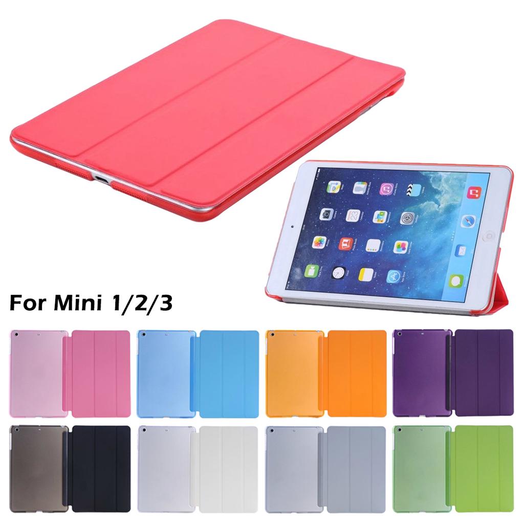 Buy Ultra Slim Intellectual Dormancy Smart Flip Stand PU Leather Cover ...