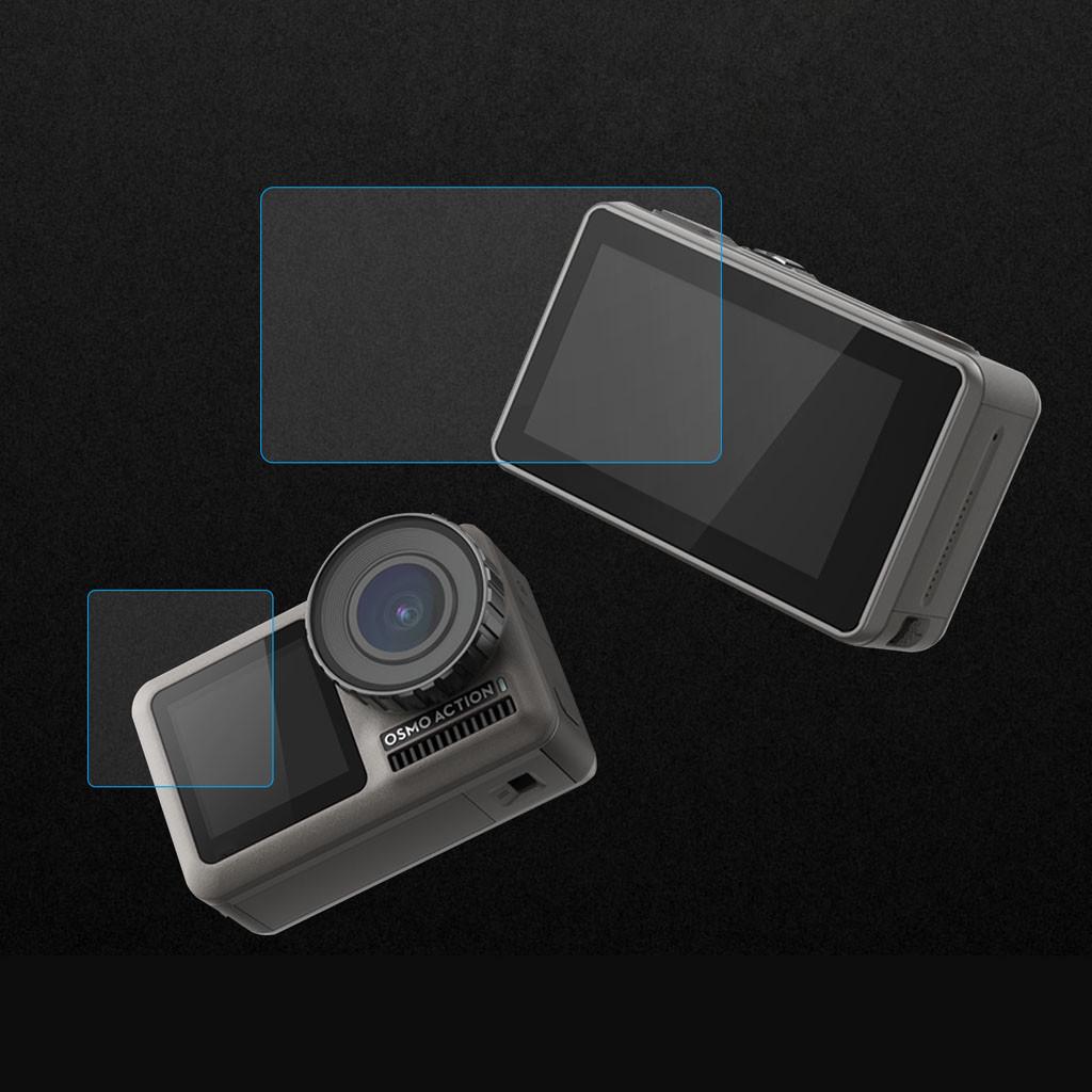 Buy 2Set Tempered Glass Film Dual Screen + Lens Protector For DJI OSMO ...
