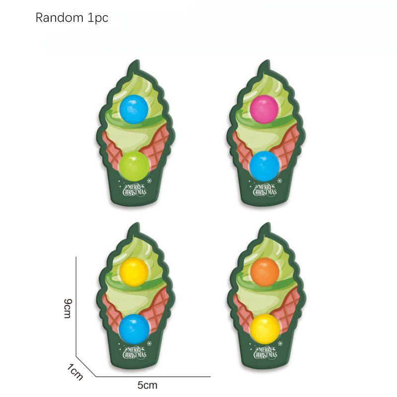 Buy Xmasit Simple Fidget Christmas Toy Dimple Push Bubble Santa Elk ...