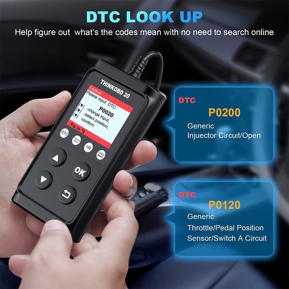Buy THINKCAR THINKOBD 20 OBD2 Scanner Car Diagnostic Tool Engine Light ...