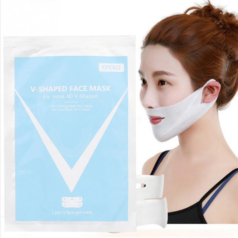 Buy V-shape Facial Gel Mask Face Slimming Skin Moisturizing Firming ...