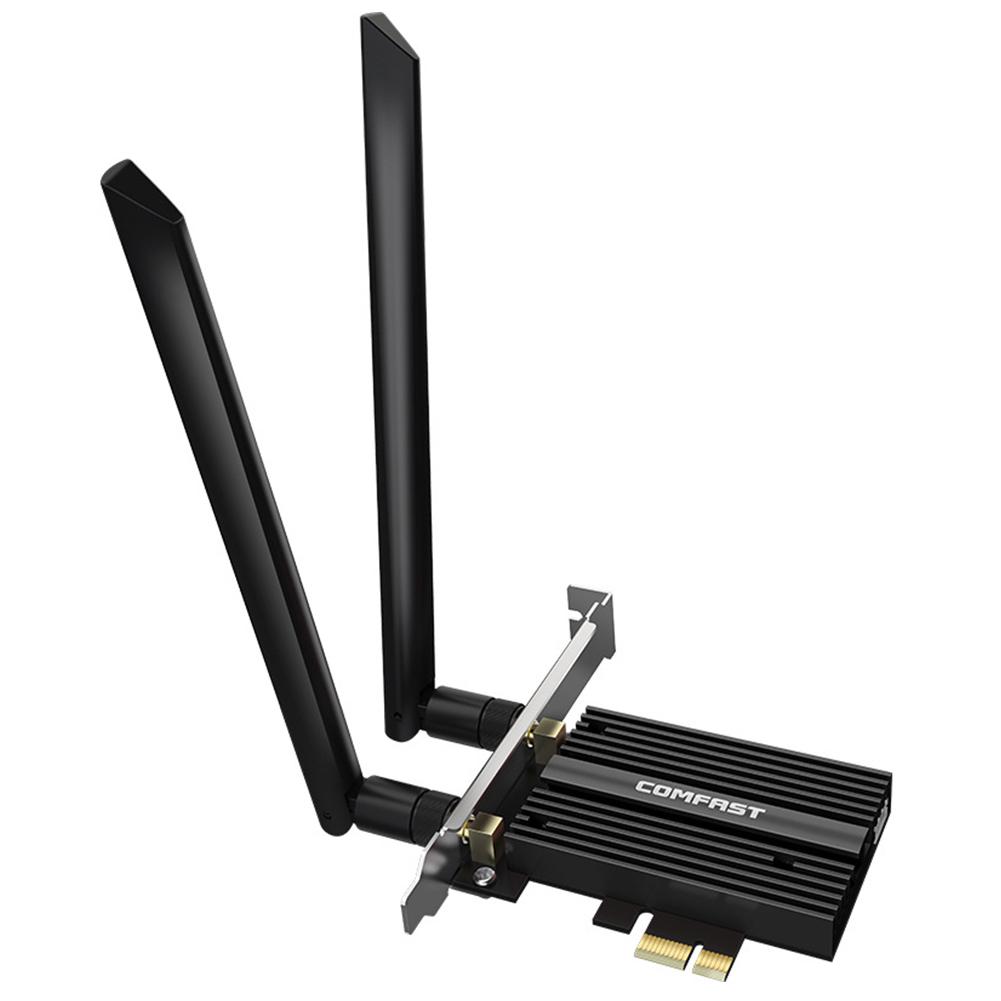 Buy COMFAST-AX181Pro Dual Band 2.4/5.8G WiFi Adapter 1800M PCIE-X1 ...