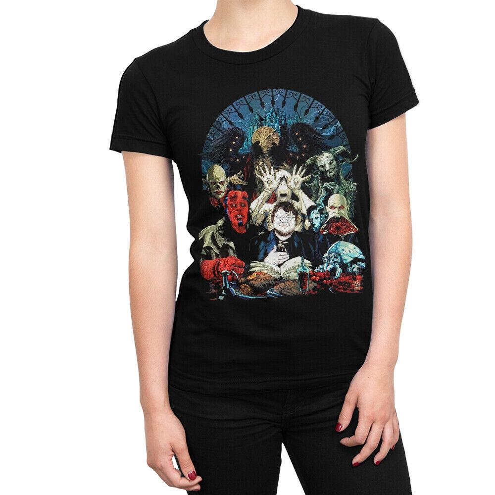 Buy Guillermo Del Toro Art T Shirt Hellboy Pans Labyrinth Retro Short ...