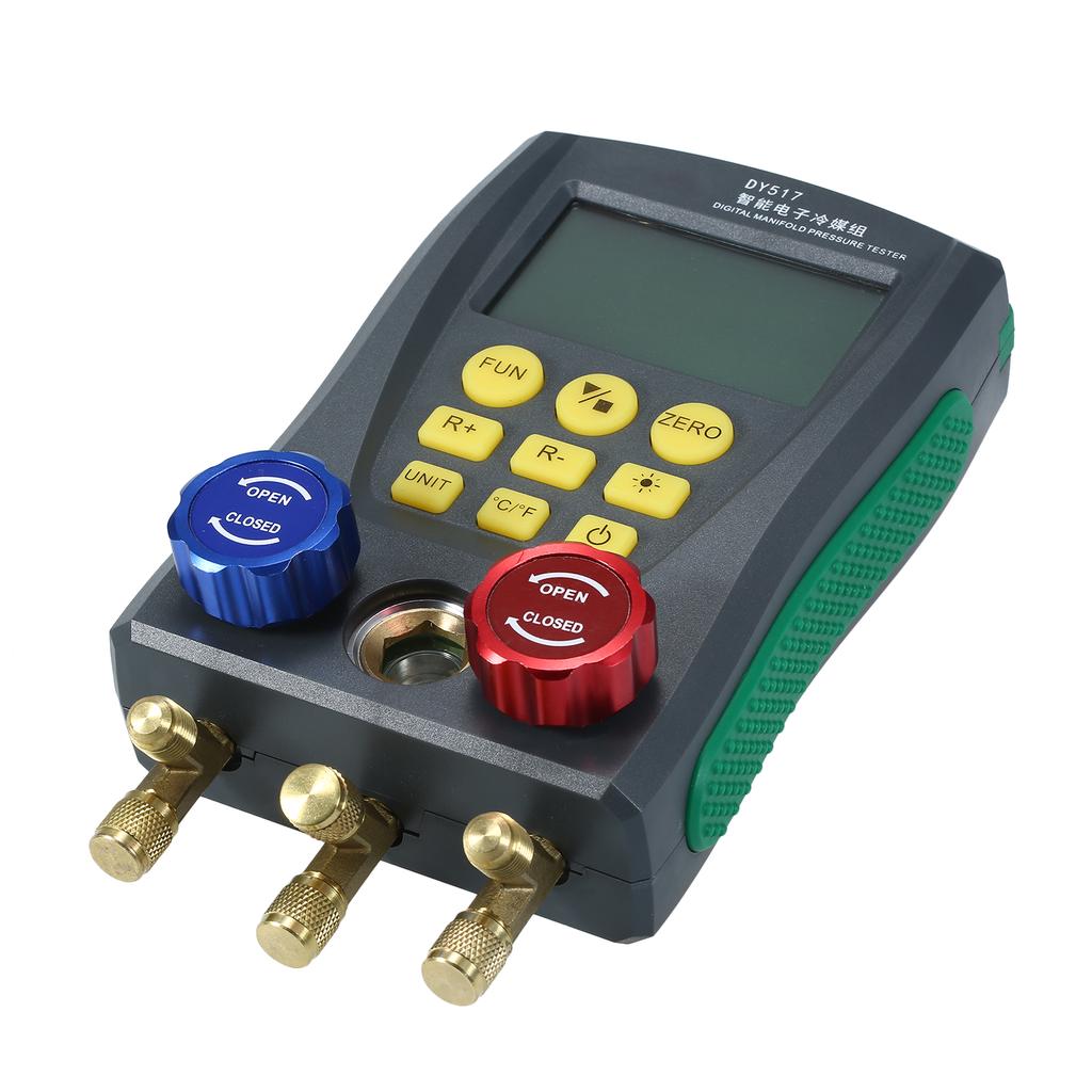 Cheap DY517 Refrigeration Digital Manifold Kit with 2pcs Clamp Probes ...