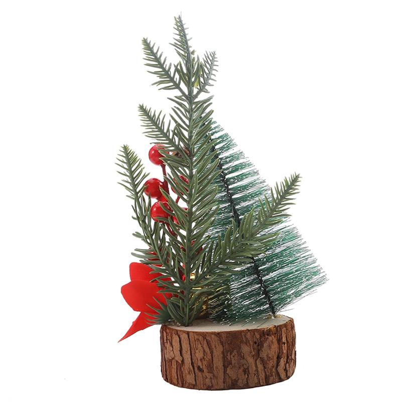 Cheap Christmas Decorative Mini Wooden Christmas Tree Table Decoration ...