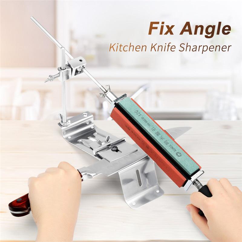 New Iron Steel Kitchen Sharpener Professional Kitchen Knife Sharpener ...