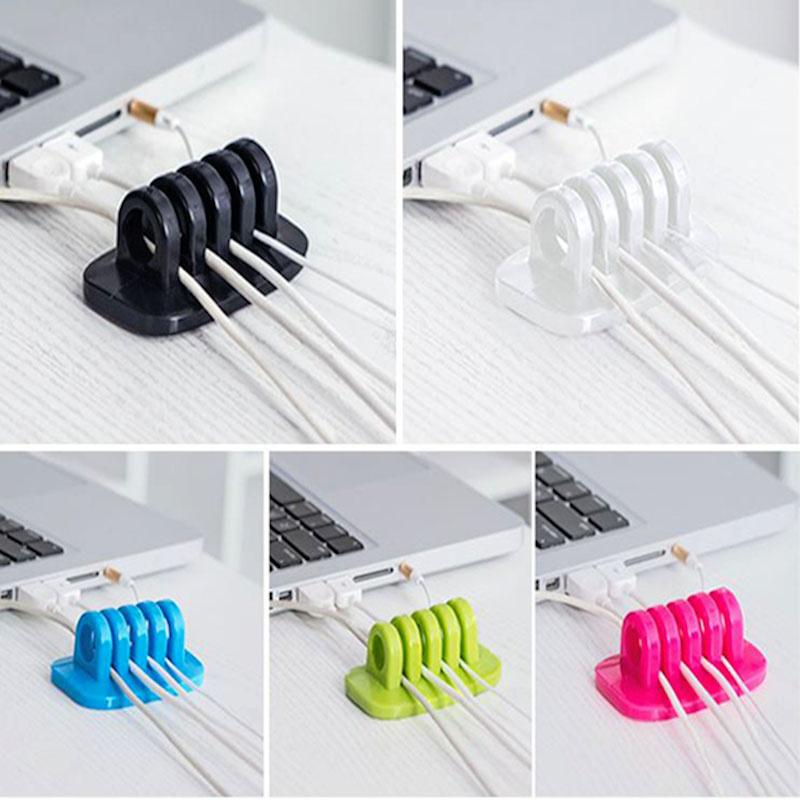 Buy Multifunctional Cable Winder Tidy Desk Desktop Cord Wire Organizer ...