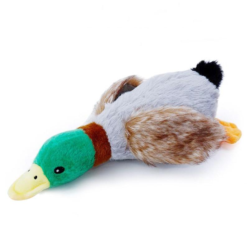 Buy Cute Plush Duck Sound Toy Stuffed Squeaky Animal Squeak Dog Toy ...