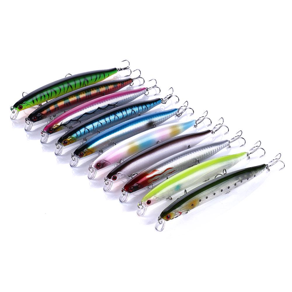 Buy HENGJIA 1pc Wobbler Minnow Fishing Lure 13.5CM/18.5G Bionic Bass Pike Artificial Bait at ...