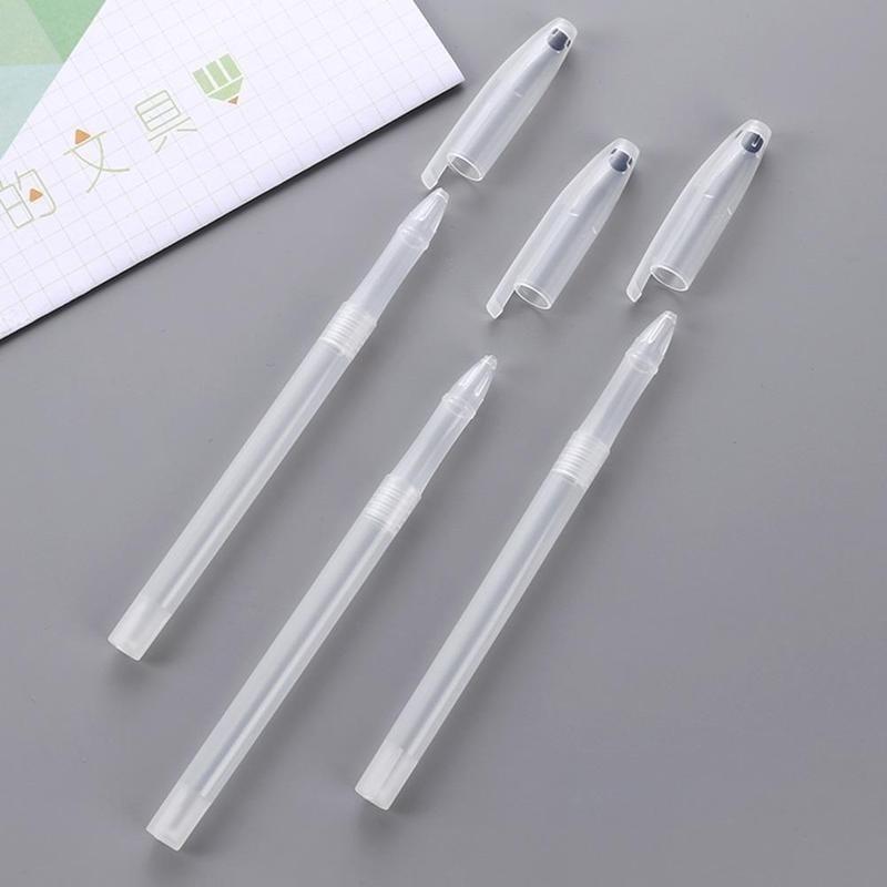 Buy 20pcs Gel Pen Shell Ballpoint Pen Shell Transparent Pen Cover Clear ...