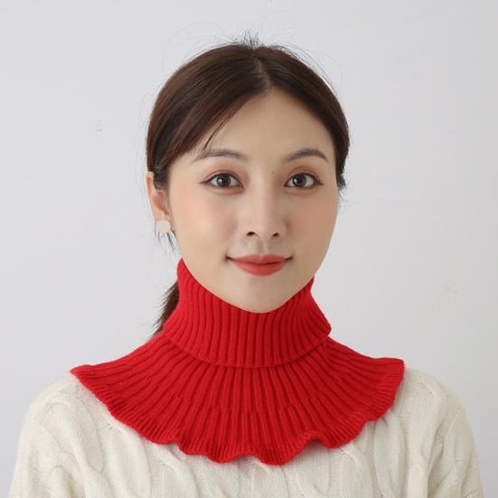 Buy Comfortable Stretchy False Collar Knitted Fabric Practical Warm ...