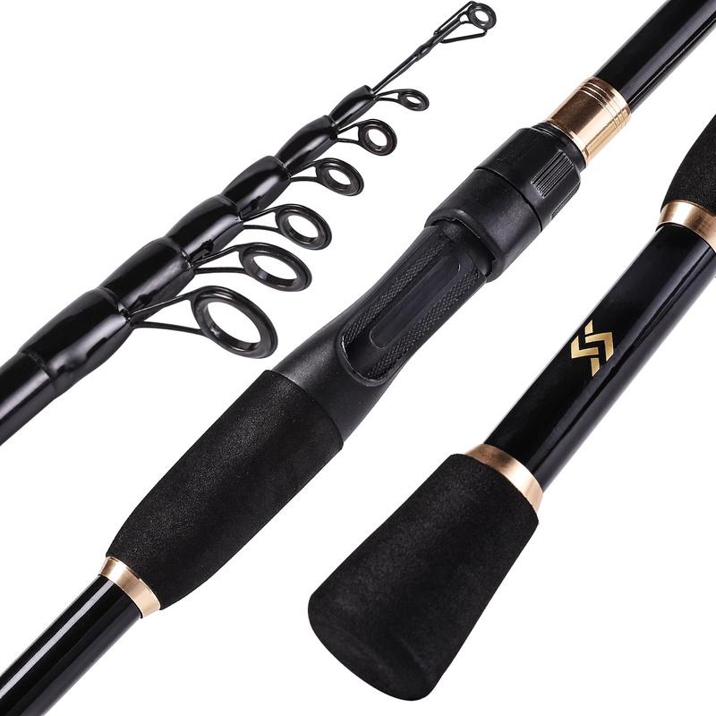 Spinning Fishing Rod Ultra Light Portable Telescopic Fishing Pole ...